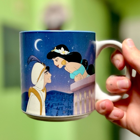 Disney | Dining | Vintage Disney Aladdin Jasmine Ceramic Kitchen Dining ...